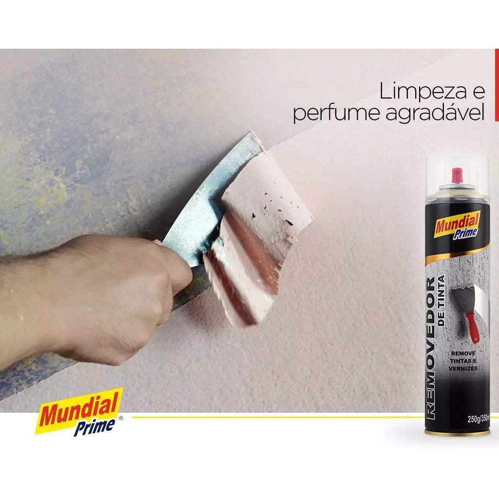 Removedor de Tinta Spray 350ml 250g Mundial Prime
