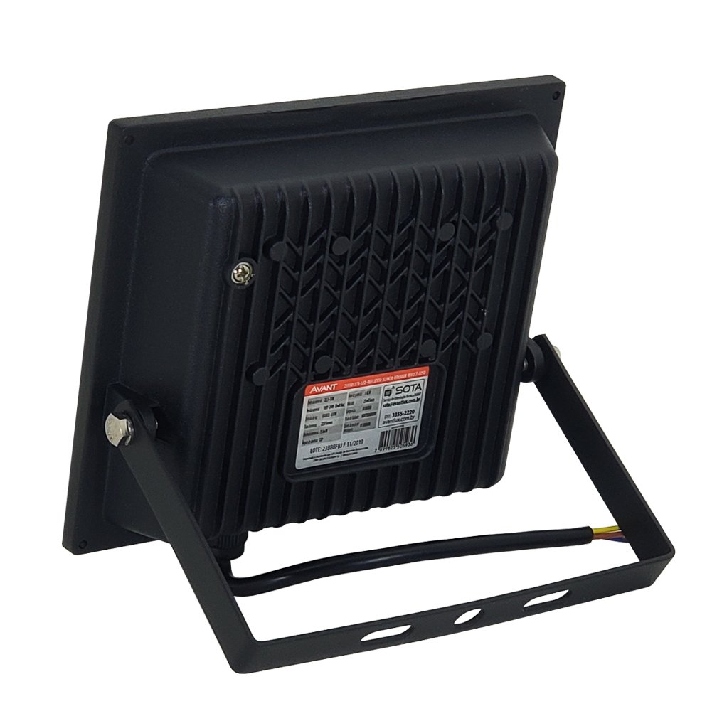 Refletor Externo Led Slim 30W 2250 Lumens Bivolt Avant