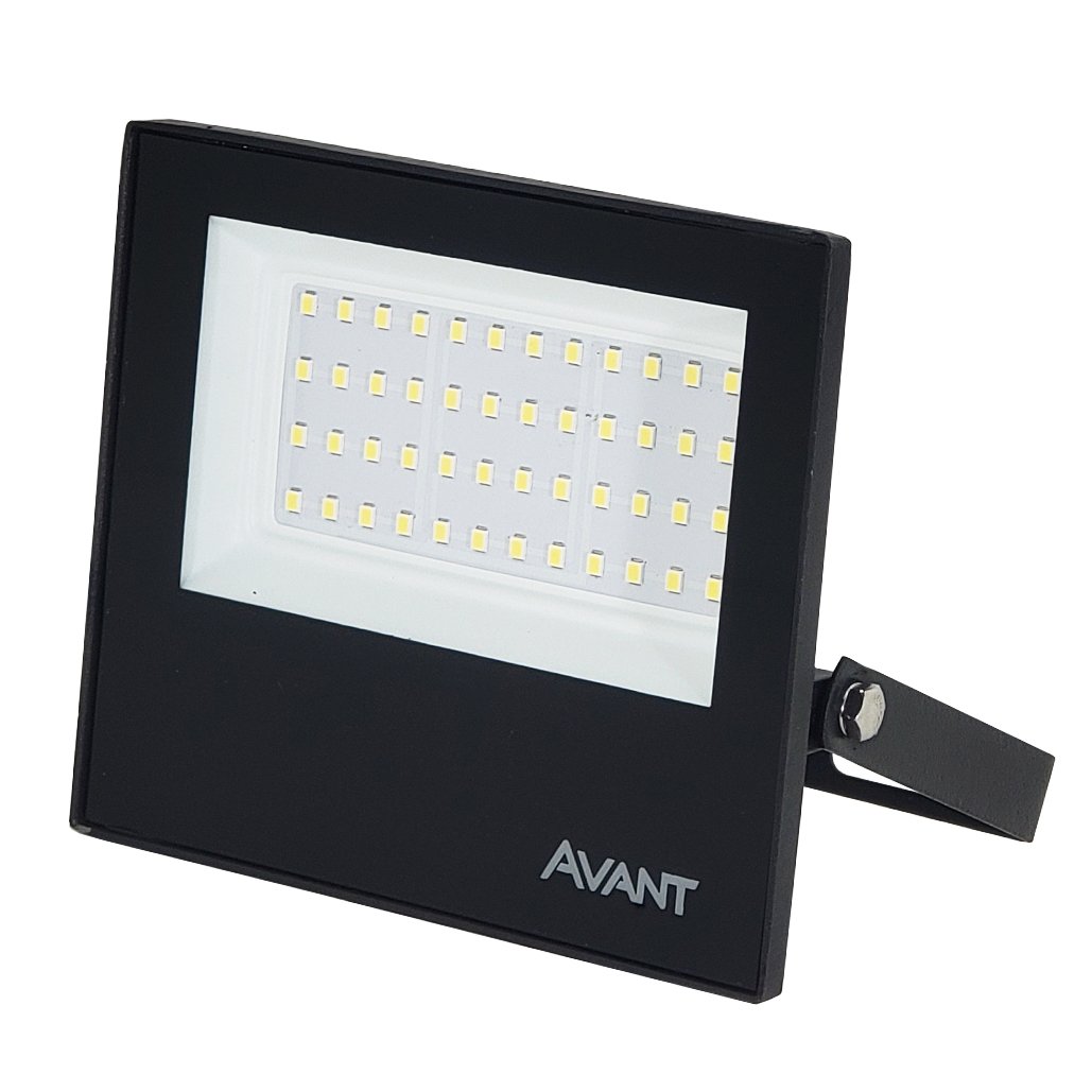 Refletor Externo Led Slim 50W 3750 Lumens Bivolt Avant