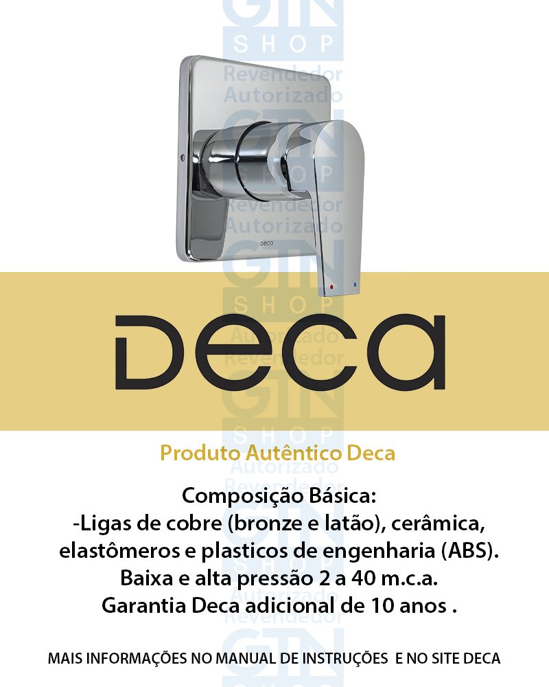Acabamentos e Registro Completos Deca - GTN Shop