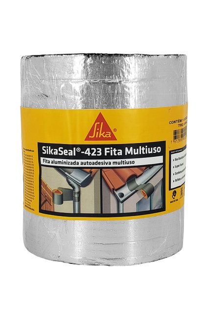 Manta Fita Asfáltica Autoadesiva Aluminizada SikaSeal-423 - 15cm x 10 ...