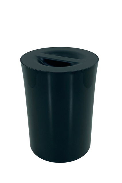 Lixeira 10 Litros Premium Preto Vulcano Metasul
