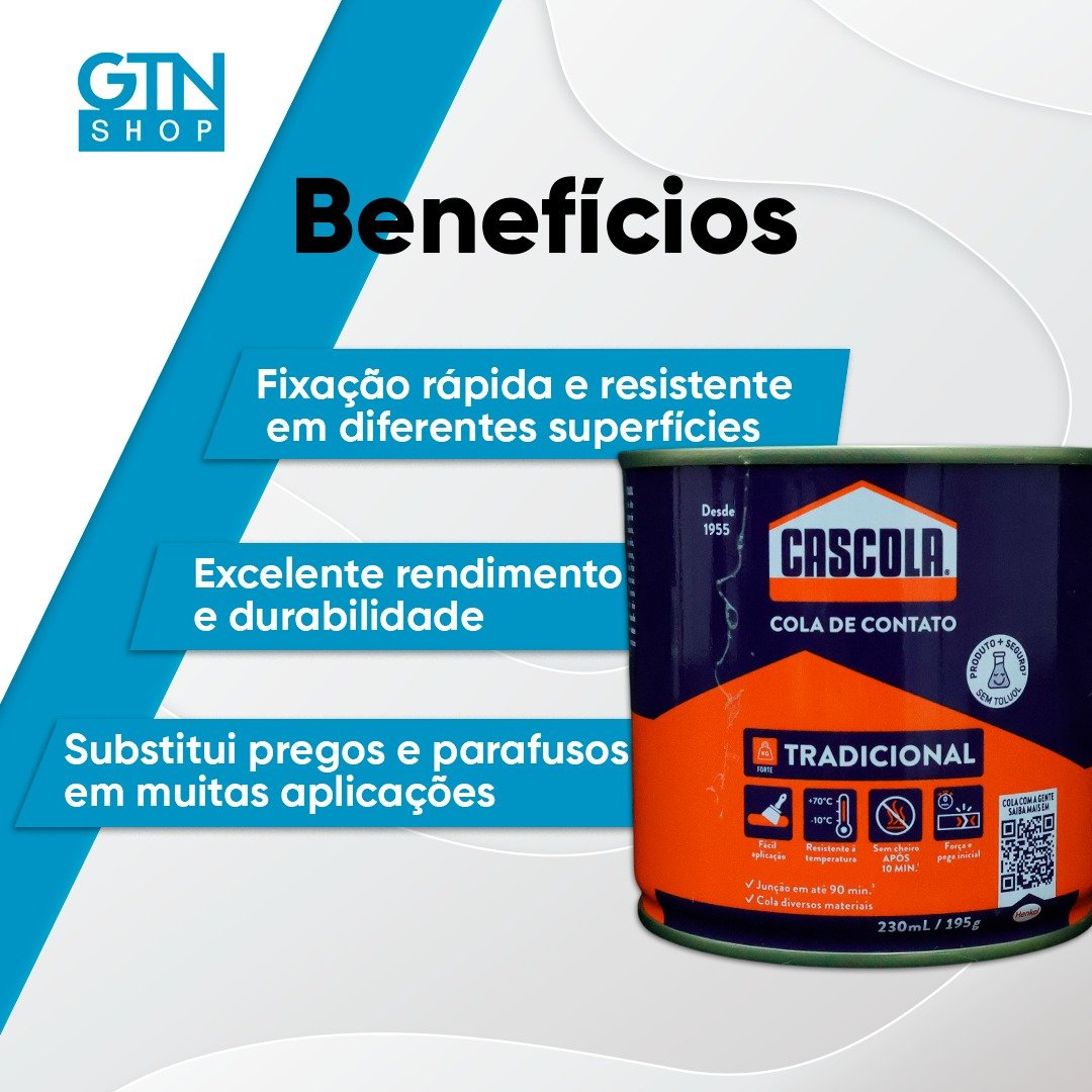 Cola De Contato Tradicional Cascola - 195G